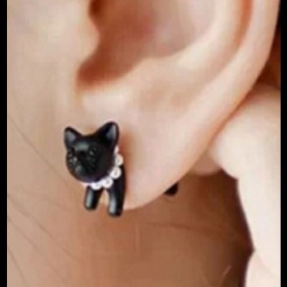 Jewelry | So Cute Cats With Pearls Earrings | Poshmark